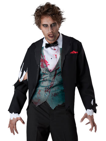 Mens Gruesome Halloween Groom Costume - Angels Fancy Dress